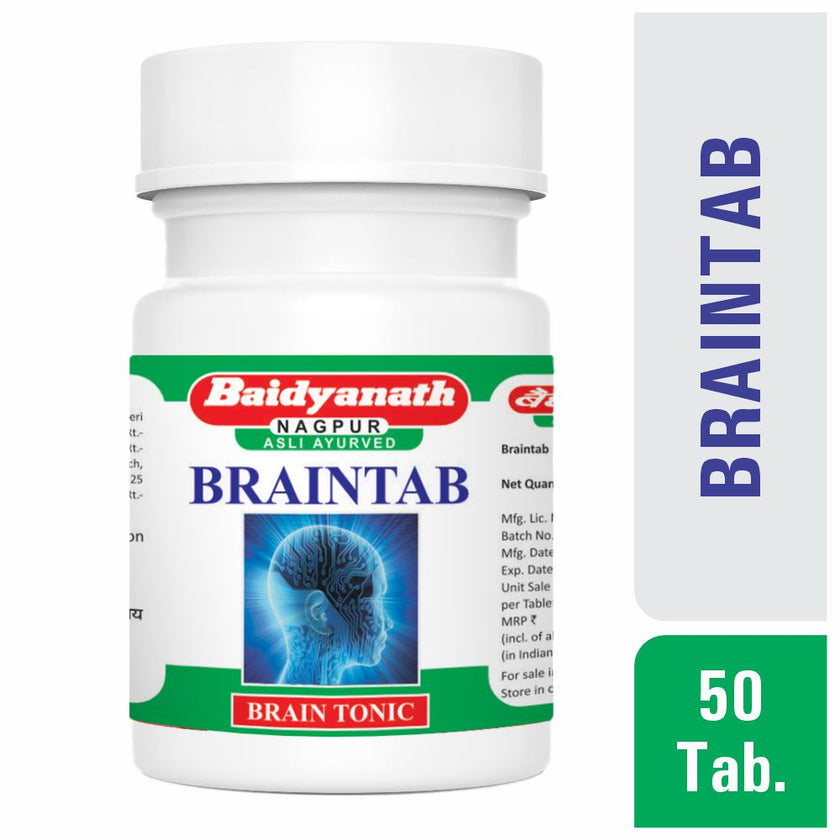 Baidyanath Braintab (50 Tablets Each) – Baidyanath Nagpur