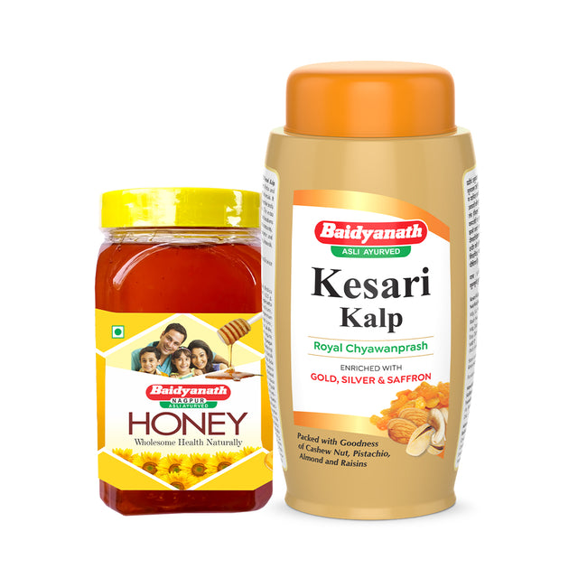 Baidyanath Kesar-Madhu (Honey 1Kg + Kesari Kalp 1Kg) – Baidyanath Nagpur