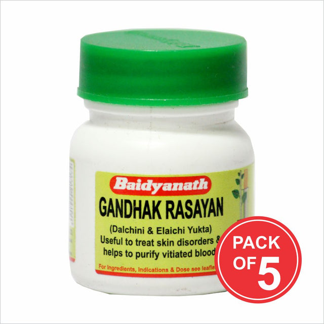 Baidyanath Gandhak Rasayana – 40 tab – Baidyanath Nagpur